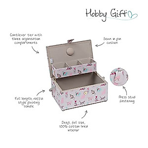 Hobby Gift Exclusive Cantilever Sewing Box, Cats