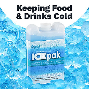 Cryopak Hard Shell Reusable Ice Pack, 3x5 (Pack of 4)