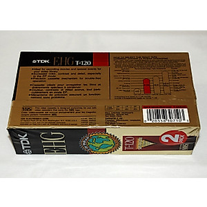 TDK T120 Q High Grade Standard VHS VCR Recording Tape