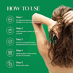 H&C 100% Pure Neutral Henna Powder/Colorless Henna/Senna Powder/Cassia Obovata (227g / (1/2 lb) / 8 ounces) For conditioning your hair without coloring.