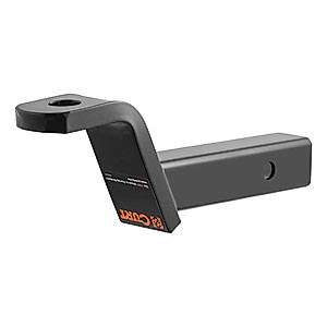 CURT 45060 Class 3 Trailer Hitch Ball Mount, Fits 2-Inch Receiver, 7,500 lbs, 1-Inch Hole, 4-Inch Drop, 2-Inch Rise