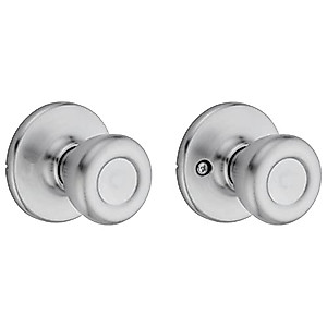Kwikset 92001-514 Tylo Hall & Closet Knob in Satin Chrome
