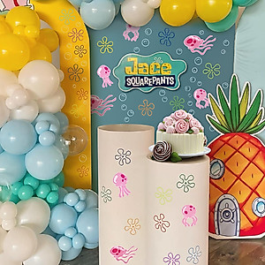 Dripykiaa 114 Pcs Jellyfish Bubbles Wall Stickers Under The Sea Ocean Wall Decals Decorations for SUV Van Bedroom Bathroom Children's Room Wall Decor for Boys Girls Teens Adults