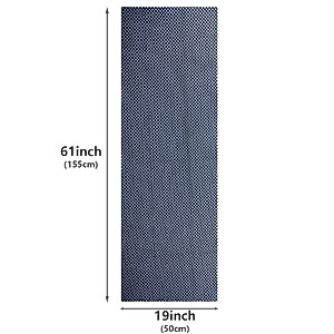 Mesh Fabric Netting Black Fabric Netting Soft Mesh Fabric for Sewing, Crafts，Shopping Bag, Backpack Pocket and Straps and Netting Clothes (Black(19×61INCH))