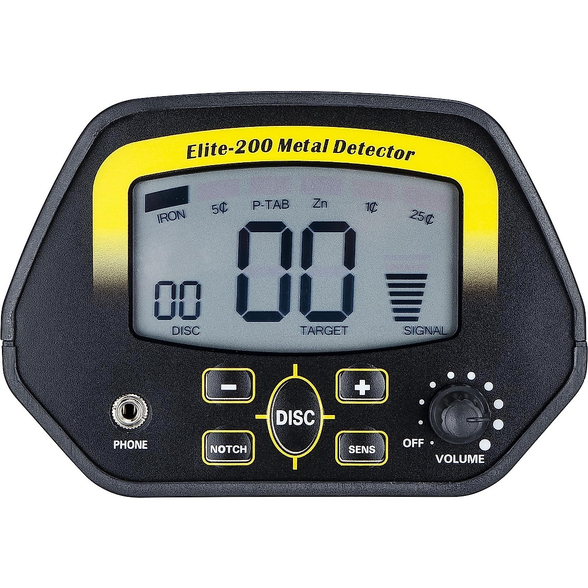 BARSKA Winbest Pursuit-200 Metal Detector, Black (BE12594)