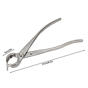 Tgoon Bonsai Cutter, 210mm Ergonomic Handle Branch Clipper Bonsai Styling Tool Professional High Strength for Bonsai Modeling for Branch Removal