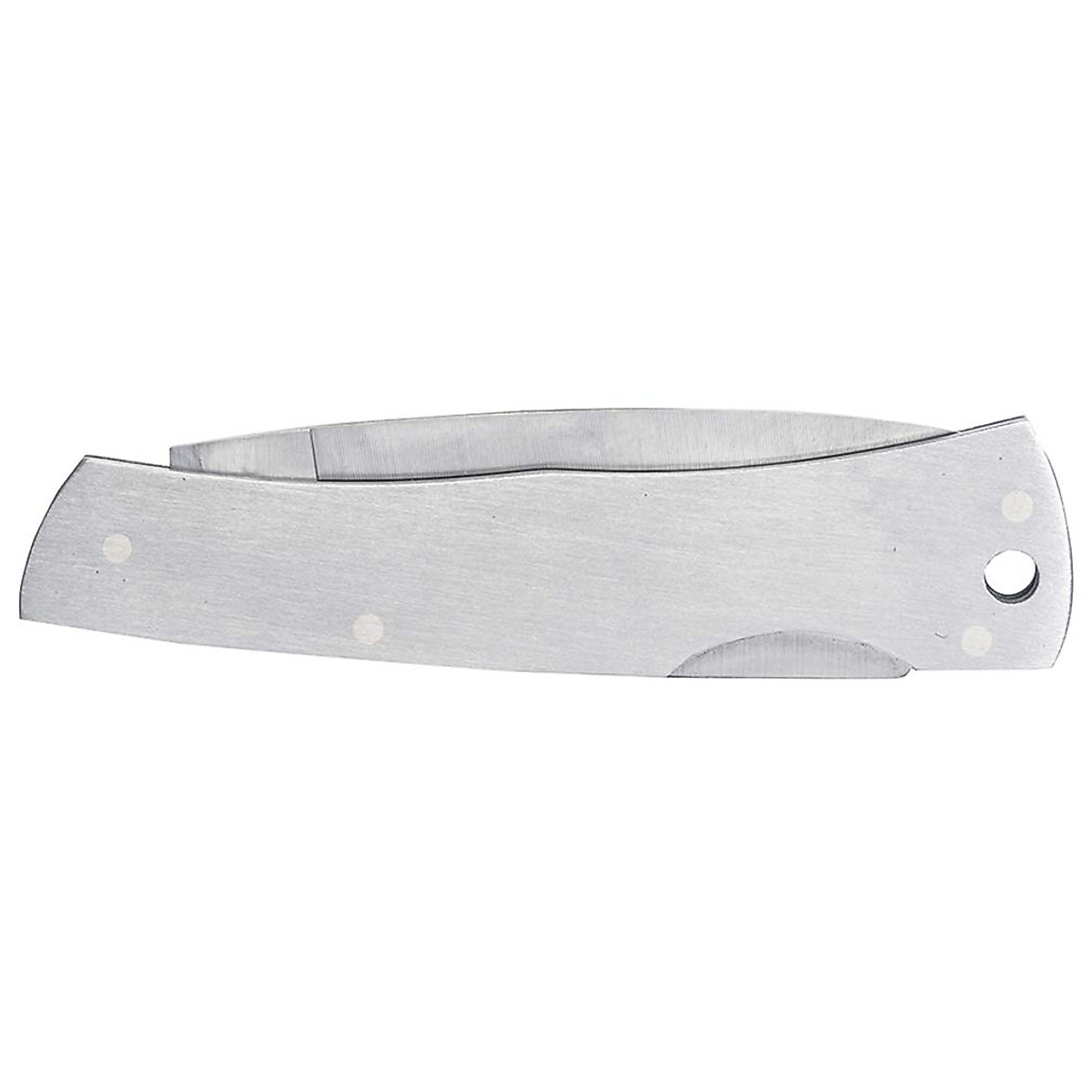 Case WR XX Pocket Knife Brushed Stainless Executive Lockback Item #004 - (M1059L SS) - Length Closed: 3 1/8 Inches