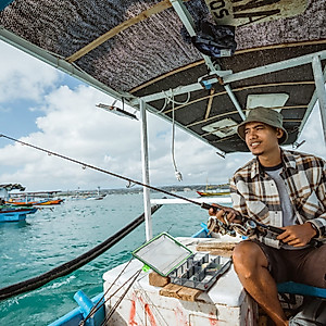 Ramede 6 Pcs Fishing Tackle Boxes Waterproof Airtight Plastic Tackle Box Organizer Transparent Fishing Tackle Storage with Adjustable Dividers for Terminal Tackle Lure Bait Hook(Large)