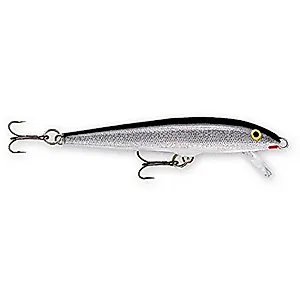Rapala unisex adult 0 Fishing Lure, Silver, Size 3 US