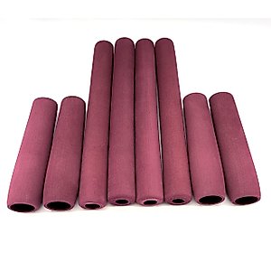 EVA Foam Grips for Fishing Rods, Select Your Size and Color Maroon 8 Pack 9.875 and 5.5 Varies