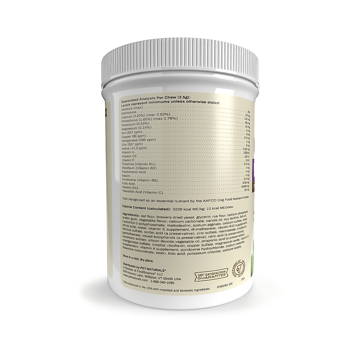 Pet Naturals Daily Multivitamin for Dogs, Veggie Flavor, 150 Chews - Yummy Chews with Amino Acids, and Antioxidants - Supports Energy, Metabolic Function and Pet Wellness