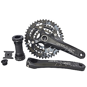 UPANBIKE Bike Crankset with Bottom Bracket for Road Bike Mountain Bicycle 8 9-Speed M430 Crank Set