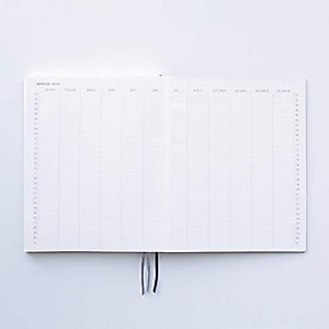 DesignWorks Ink Standard Issue Pink Planner Notebook No. 3 Journal with Lined Pages, Elastic Closure, Pen Holder, and 3 Ribbon Marker for Work, Writing, Journaling, 6.75" x 8.5"