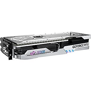 MSI Gaming GeForce RTX 4070 Ti 12GB GDRR6X 192-Bit HDMI/DP Nvlink Tri-Frozr 3 Ada Lovelace Architecture Graphics Card (RTX 4070 Ti Gaming X Trio White 12G)