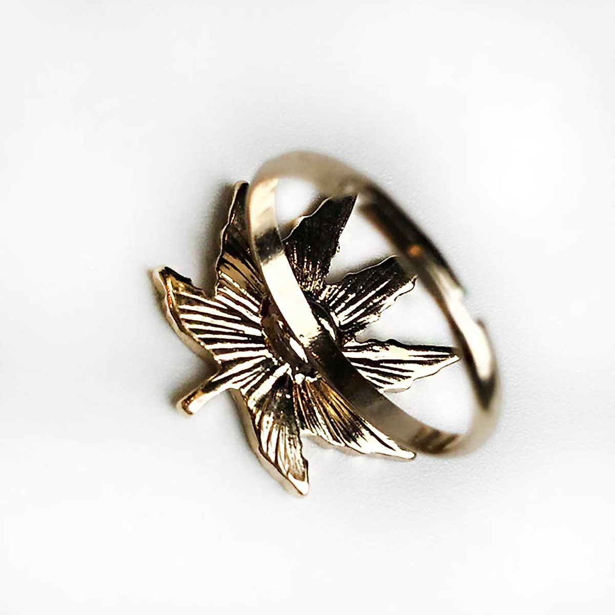 Yooce 420 Leaf Ring Jewelry, 2 Pcs