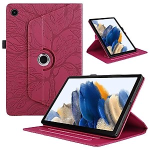 Tablet PC Case Compatible With Samsung Galaxy Tab A8 10.5-Inch 2021 (SM-X200/X205/X207) Tablet Case 360 Degree Rotating Stand Foldable Tablet Case Tree Of Life Embossed Shell Tablet home ( Color : Ver