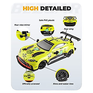 BEZGAR Remote Control Car-1:24 Scale Aston Martin Electric Sport Racing Toy Car Model Vehicle, 2.4Ghz Licensed RC Car Series for Girls and Boys Age 8 9 10 11 12 Years Holiday Ideal Gift