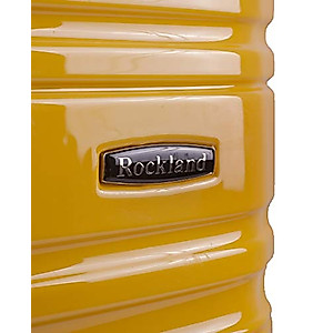 Rockland Melbourne Hardside Expandable Spinner Wheel Luggage, Two Tone Navy, Carry-On 20-Inch