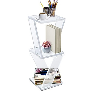 Acrylic Side Table, Acrylic Furniture, Acrylic Coffee Tables for Living Room, Acrylic End Table, Arteriors, Ghost Table, Arylic Desk, Clear Furniture, Wavy Side Table, Acrylic Bed Table