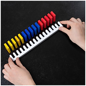 H5 Domino Creations 100-Piece Set | Kids Games for Game Night | Building Toys for Outdoor Games | Lily Hevesh Dominoes Set for Adults & Kids Ages 5+