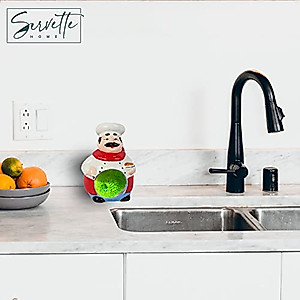 Cute Sponge Holder for Home Décor Fat Chef Sponge Holder