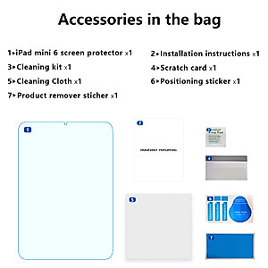 Screen Protector Compatible with iPad Mini 6 (8.3 inch) 2021 for iPad Mini 6th Generation,PYS Mini 6 Anti Blue Light Filter High Touch Sensitivity Anti-Scratch/Anti-Glare/Anti-Fingerprint (PET)