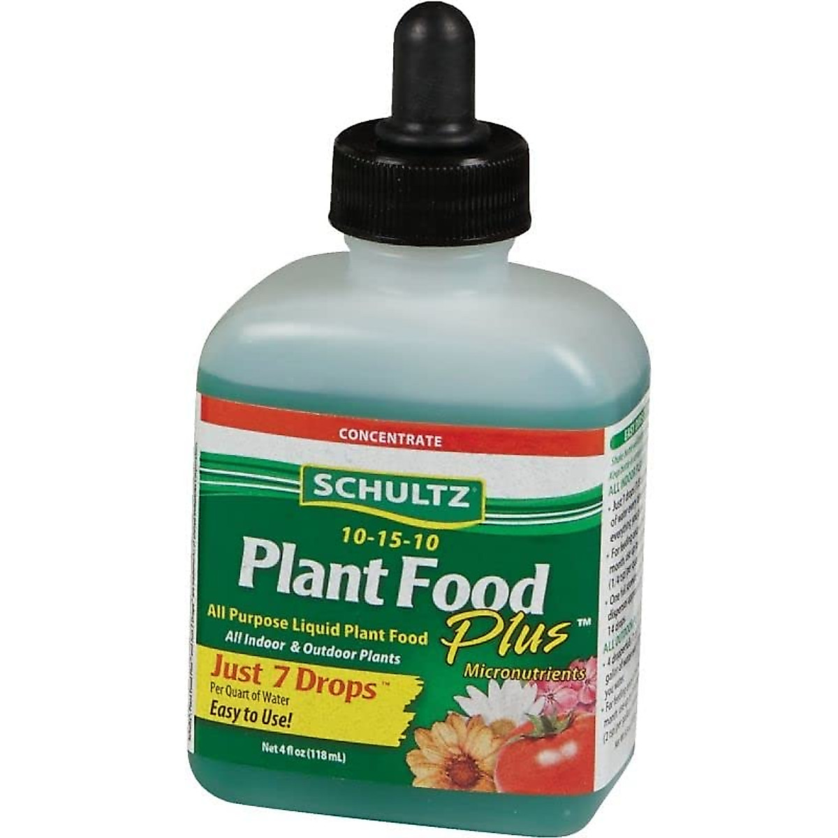 Schultz All Purpose Liquid Plant Food 10-15-10, 4 oz