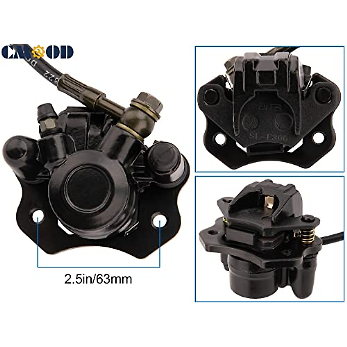 Rear Brake Master Cylinder Caliper For 50cc 70cc 90cc 110cc 125cc Chinese ATV Taotao Quad Coolster 3050HD Four Wheeler