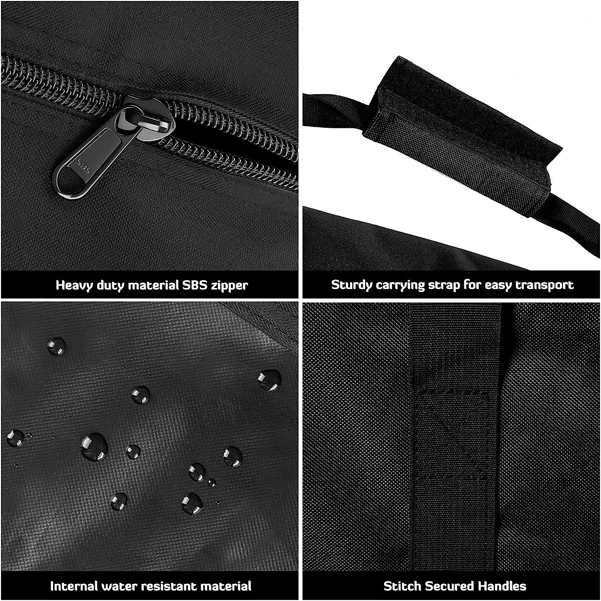 INFANZIA Duffel Travel Sports Equipment Bag, Long Luggage Bag with Upgrade Zipper Water Resistant, Extra Large Foldable Storage Bag for Camping, Tent, Tripod, Fishing(24x12x12 inch,1PCS)