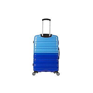 Rockland Melbourne Hardside Expandable Spinner Wheel Luggage, Two Tone Blue, 2-Piece Set (20/28)