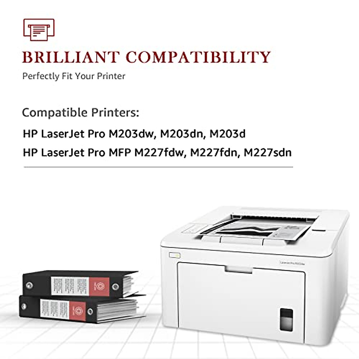 Toner Kingdom Compatible Toner Cartridge Replacement for HP 30A CF230A 30X CF230X for Pro MFP M227fdw M203dw M227fdn M227sdn M227 M203dn M203d M203 Printer (Black, 2 Packs)