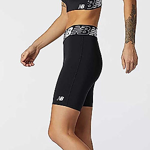 New Balance Women's Relentless Fitted Short, Black , X-Large