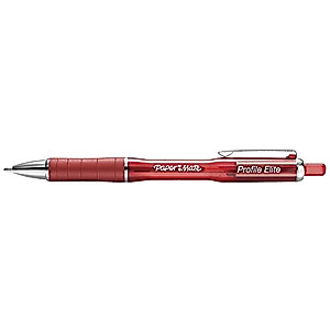 Paper Mate Profile Elite Retractable Ballpoint Pens, Bold Point (1.4mm), Red, Box of 12 (2067505)