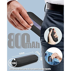 Open Ear Headphones Bluetooth 5.3 Wireless Earbuds with 800mAh Charging Case, Superior Stereo Sound Ear Buds with HD Mic for iPhone & Android, IPX6 Waterproof Open Wearable Stereo Earphones Sports