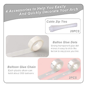 LANGXUN 5ft White Metal Round Balloon Arch kit, White Circle Mesh Arch Stand for Wedding Decorations, Birthday Party Decorations, Baby Shower Decorations, Graduation Party, Photo Backdrop Decoration