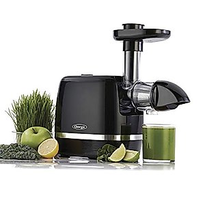 Omega Juicer H3000R Slow Masticating Extractor, 150-Watt, Black
