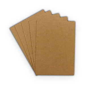 10 EcoSwift 8.5x11 Chipboard Cardboard Craft Scrapbook Material Scrapbooking Packaging Sheets Shipping Pads Inserts 8 1/2 inch x 11 inch Chip Board