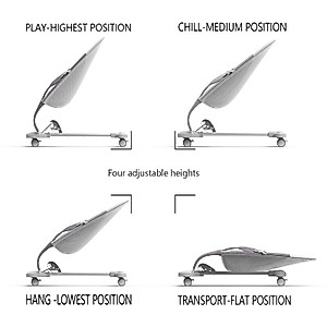 Baby-Bouncer-Seat-for-Infants: Portable Bouncer for Babies 0-6 Months：Infant Bouncers & Rockers： Baby Rocker for Infants with Removable Wheels: Adjustable Multi Position Infant Bouncer Seat