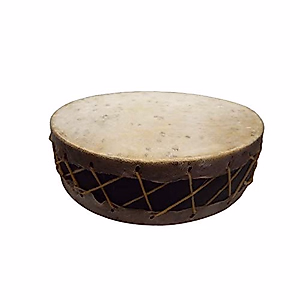 GCenterprise, hand drum 8 IN, shaman drum, frame drum, world drum, native american drums, handmade drum YAQUI
