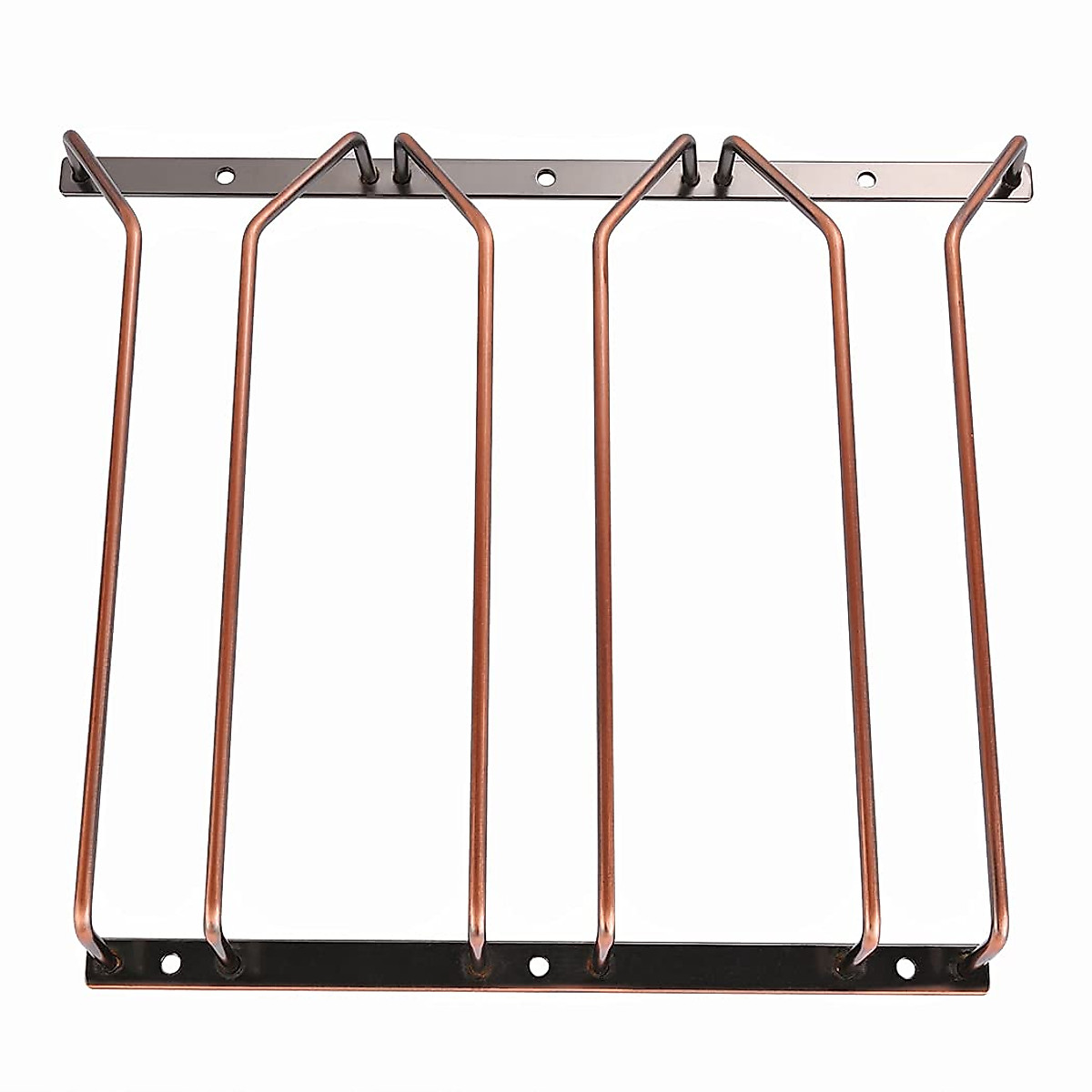 Dianoo Bronze Wine Glass Rack Under Cabinet, 3 Rows, 27.5cm