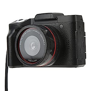 Digital Camera Vlogging Camera Video Camera, 1080P 16MP 16X Zoom Rechargeable Compact Camera with Loop Recording, 2.4 Inches LCD Screen, for Beginners Learners Kids