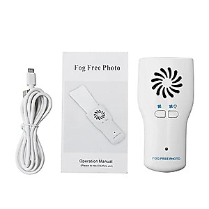 Yuland Dental Electric LED Photography Mirror Automatic Defogging Imaging Occlusal Reflector Mirror, Wireless Charger & Fan with 4 Interchangeable Mirrors, FBA Shipment