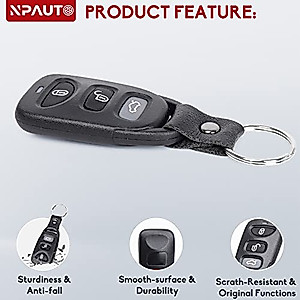 NPAUTO Key Fob Replacement for Hyundai Sonata 2011 2012 2013 2014 2015 Keyless Entry Remote Control Car Key Fobs (OSLOKA-950T, 4 Button, 1Pcs)