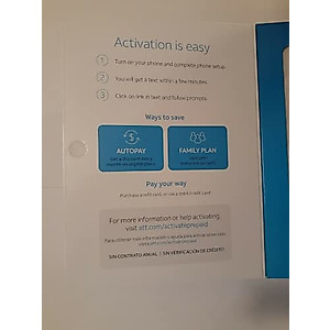 Motorola AT&T XT2163-7 Moto G Go 4G 32GB 6.5" Prepaid Smartphone Phone - Carrier Locked to AT&T