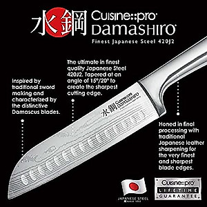 Cuisine::pro® Damashiro® Bodo 10 Piece Knife Block with Chopping Board