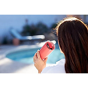 Rabbit Double Wall Stainless Steel Tumbler, 1 Count (Pack of 1), Coral