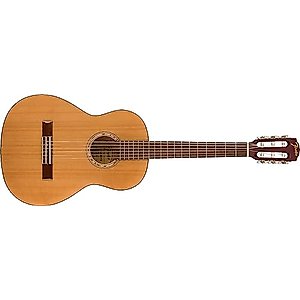 Fender Acoustic Classical Guitar, with 2-Year Warranty, Small Beginner Guitar (3/4 Size) with Nylon Strings (Easier on Fingers), Includes Guitar Bag