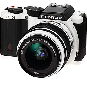 PENTAX digital SLR camera K-01 zoom lens Kit white / black K-01ZK WH / BK