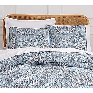 Southshore Fine Living, Inc. Quality Bedding Set, Soft Cozy Lightweight Quilt Set, Coverlet Bedspread, 3 Pc, Pure Melody Aqua, King/California King