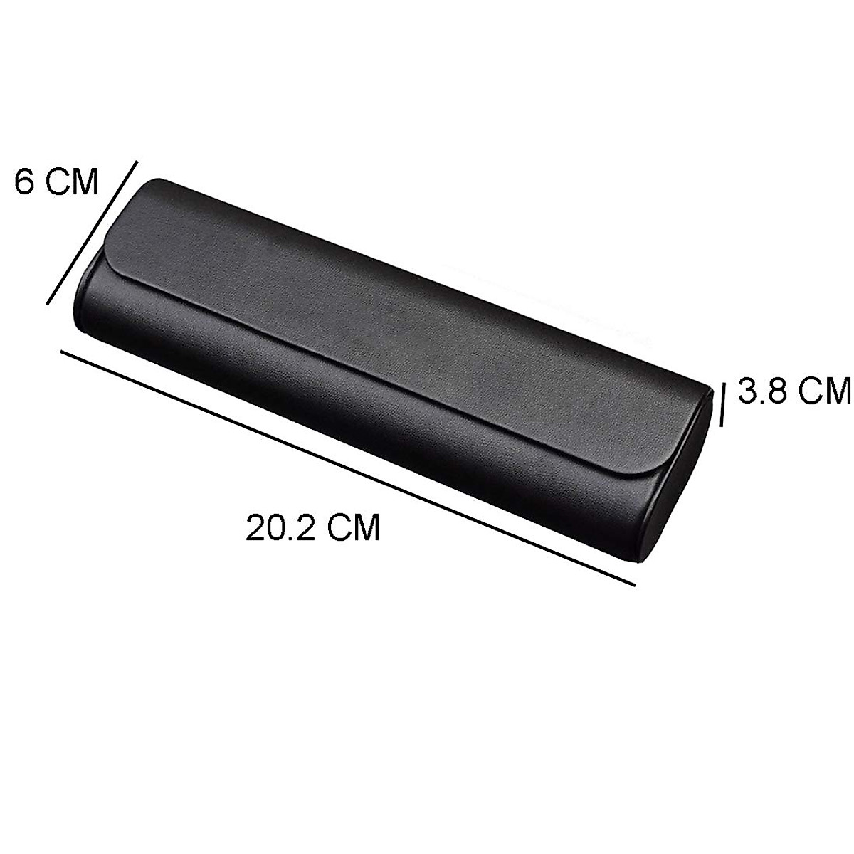 Mollensiuer 1 Piece Black PU Leather Electric Toothbrush Hard Travel Case